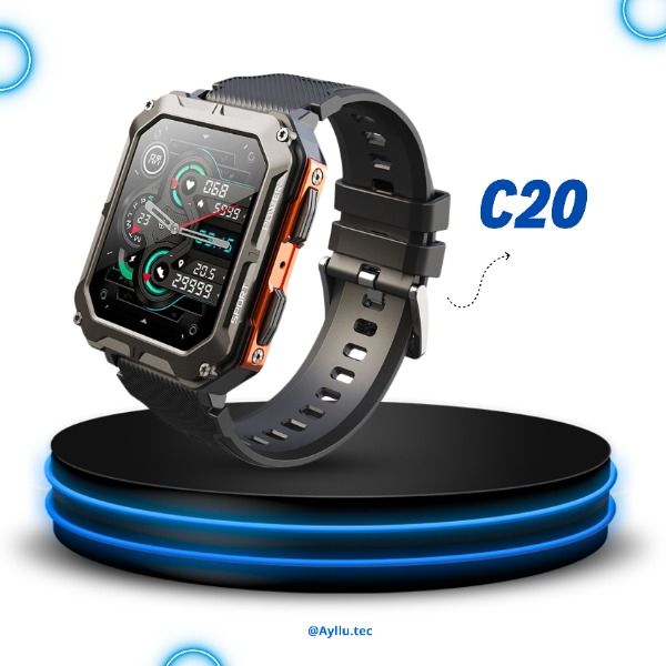 Smartwatch C20 PRO color negro con naranja OEM | falabella.com