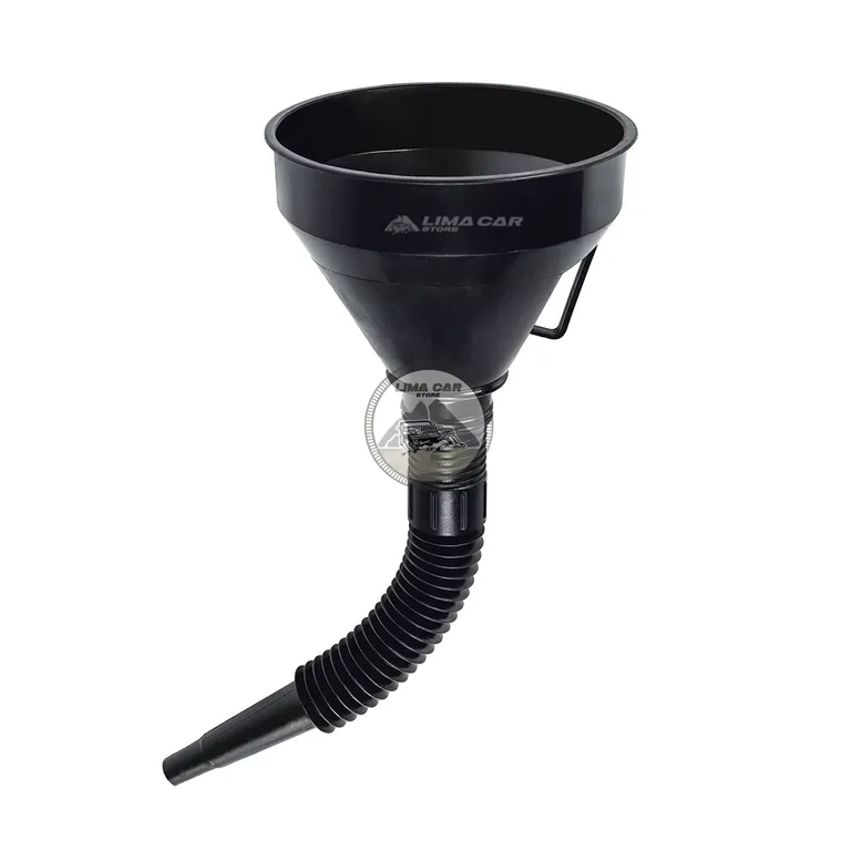 Embudo Flexible con filtro 38cm 500 ml Truper 11207 aceite gasolina ...