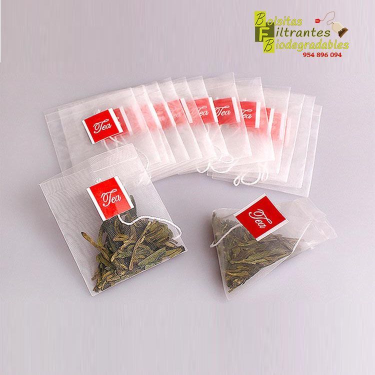 1000 Filtrante nylon etiqueta Tea 6.4x8cm LA SEMILLITA PERUANA ...