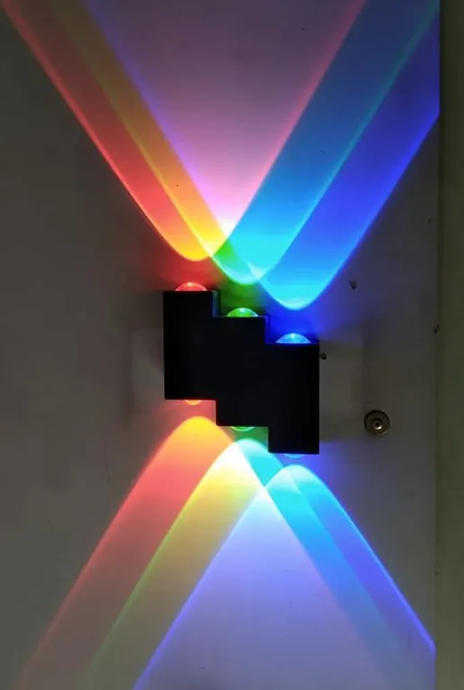 Lampara de pared Aplique LED 6 W escalera RGB y Luz Cálida | Sodimac Perú