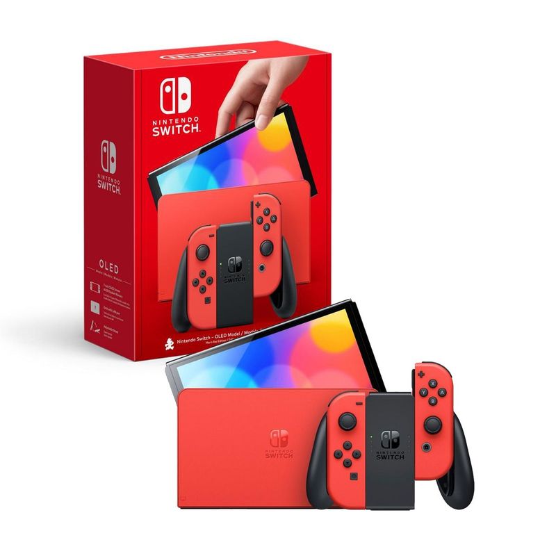 Consola Nintendo Switch modelo Oled Edición Mario Red NINTENDO ...