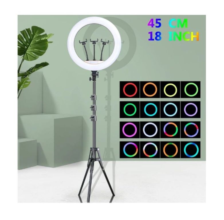 ARO LED 45cm RGB con CONTROL y TRIPODE GENERICO | Falabella Perú