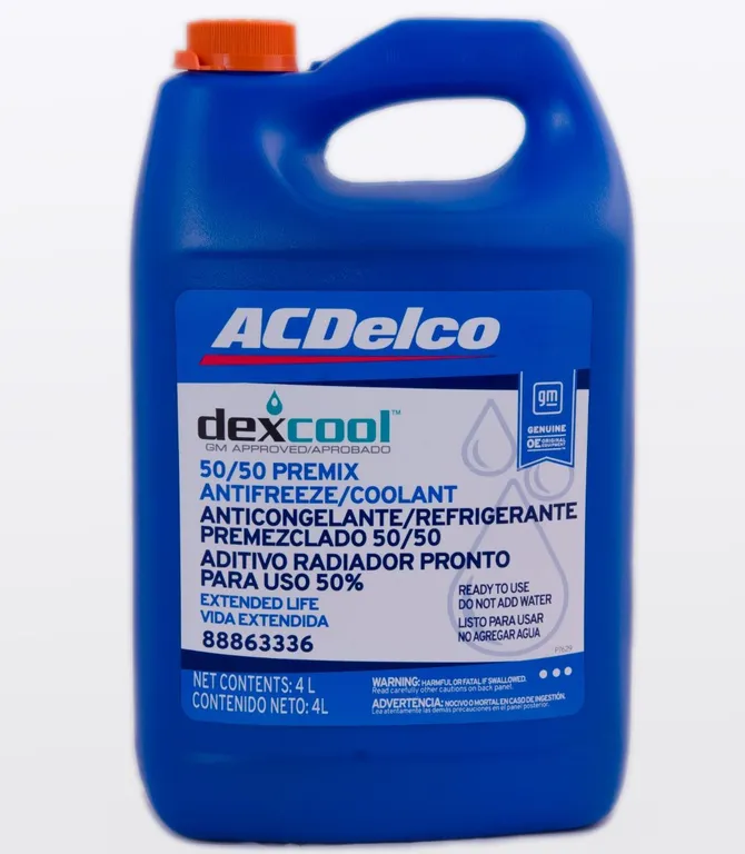 Refrigerante anticongelante 50% Dexcool naranja 1 Gln ACDELCO ...