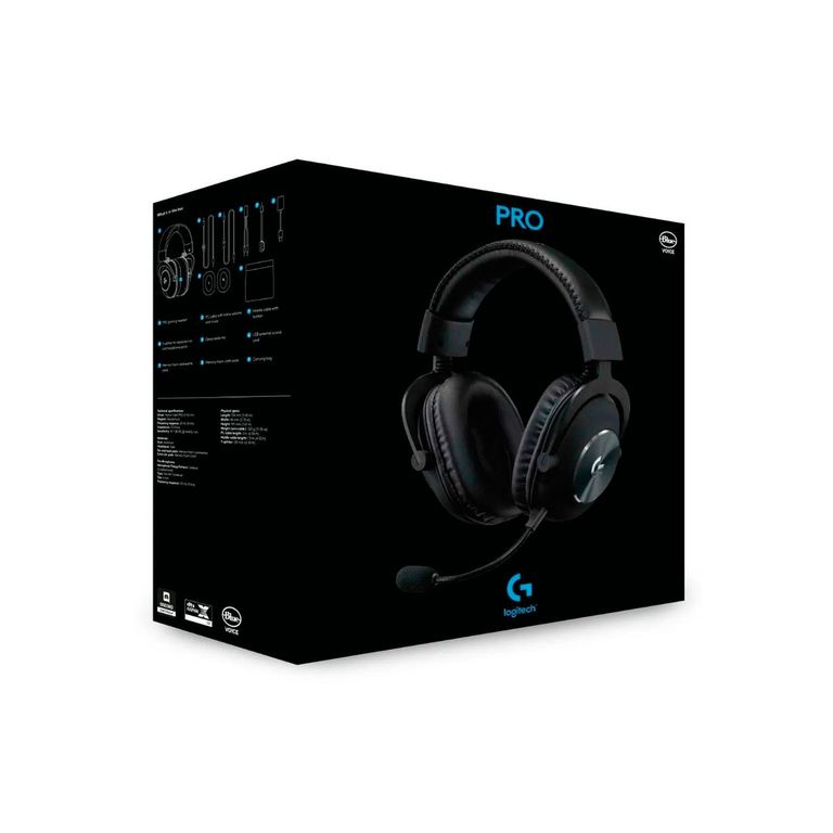 Audifono Gamer/Micro Logitech G Pro X Black LOGITECH | falabella.com
