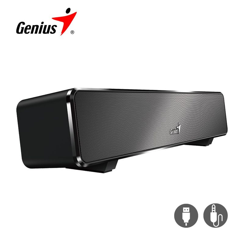 Parlantes GENIUS USB SOUNDBAR 100 MINI 6W Negro GENIUS | falabella.com