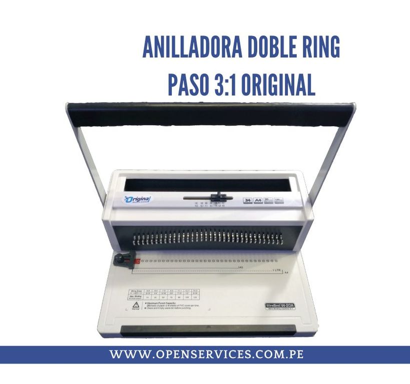 Anilladora 20 Hojas Paso 3:1 GENERICO | falabella.com