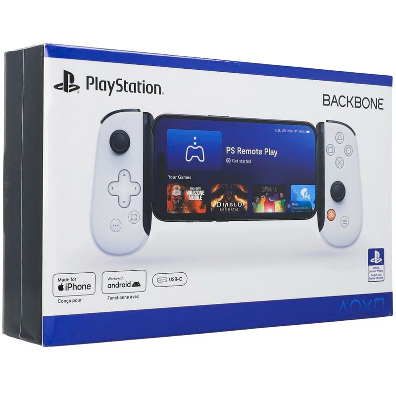 Backbone One Playstation Edition White 2nd Gen USB-C PLAYSTATION ... Backbone One Playstation Edition White 2nd Gen USB-C PLAYSTATION ...