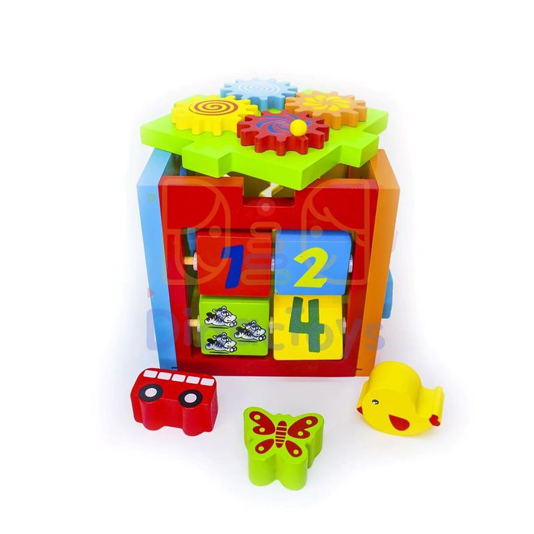 Cubo Didactico Multifuncion Con Fichas De Encaje GENERICO | falabella.com