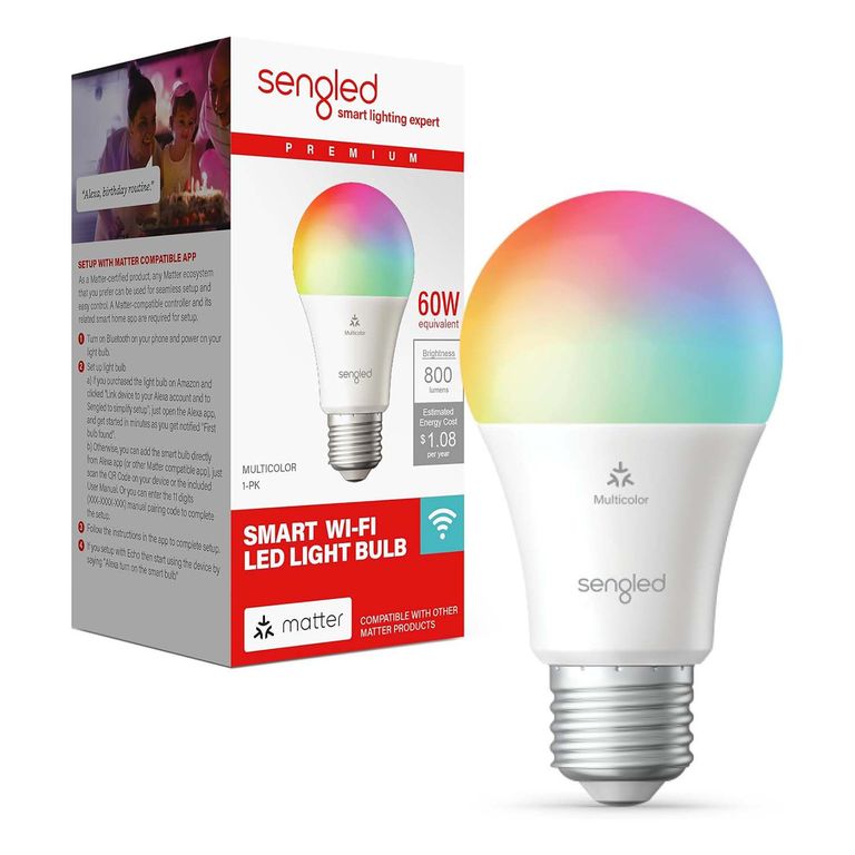 Sengled Foco LED Inteligente MultiColor A19 Compatible con Alexa ...