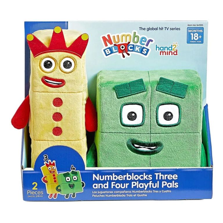 Pack de Peluches Number Blocks 3 y 4 NumberBlocks GENERICO | Falabella Perú