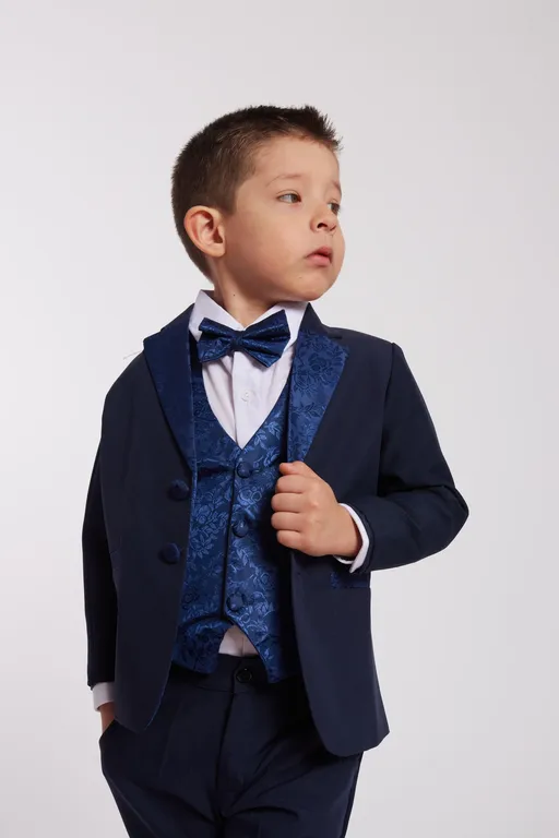 TERNO AZUL PANTALON CHALECO SACO Y CORBATA MICHI GENERICO | falabella.com