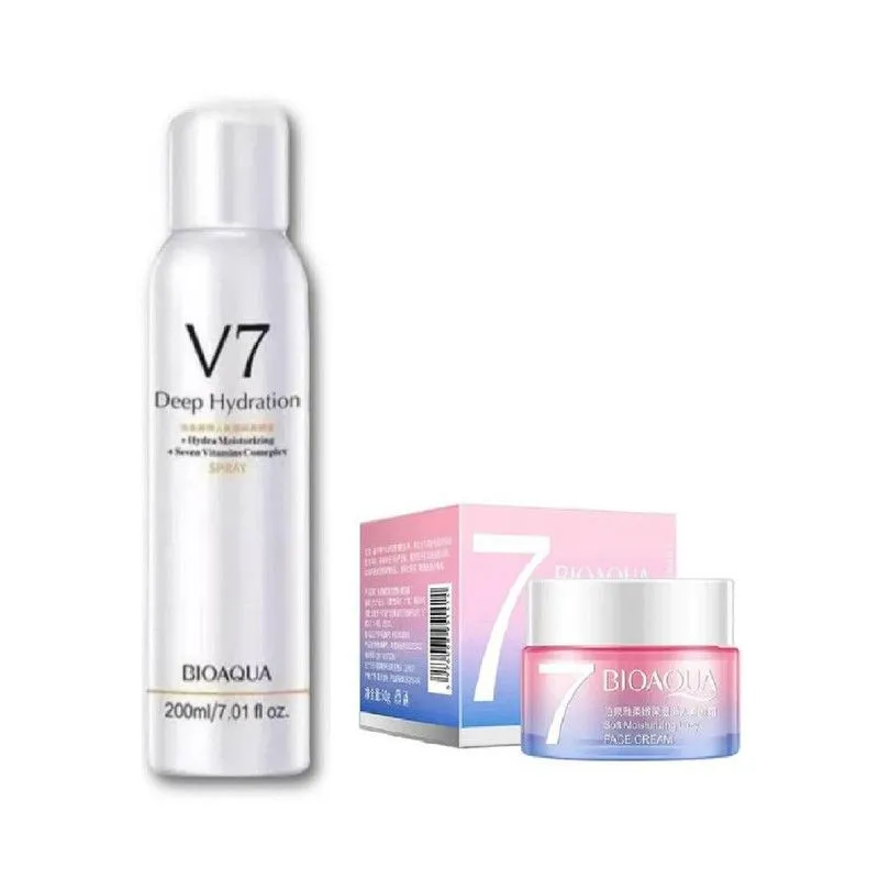 PACK Spray Aclarante V7 Y Crema Hidratante V7 - Bioaqua BIOAQUA | falabella.com