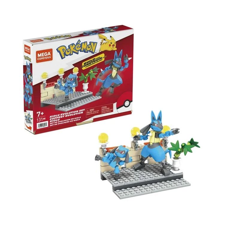 MEGA POKEMON LUCARIO RIOLU SET POKEMON | falabella.com