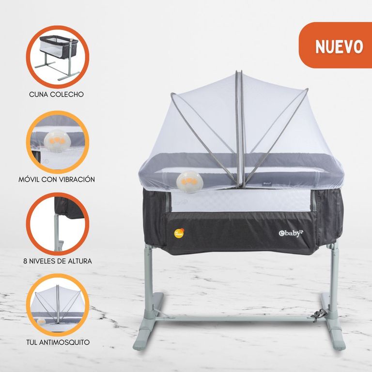 Cuna Colecho para Bebes EBABY «TAMI» Gray EBABY | falabella.com