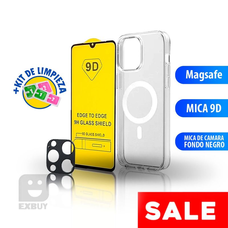 Case Space Magsafe:Mica de Pantalla y Mica de Cámara para iPhone 12 ...