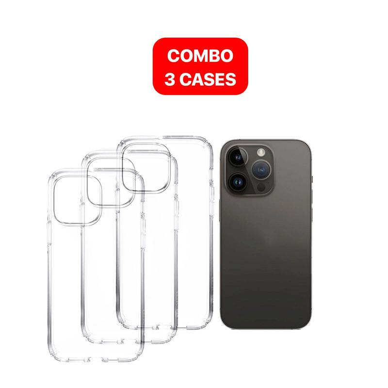 Combo Case Space Para Iphone 14 Pro Max Transparente SPACE | falabella.com