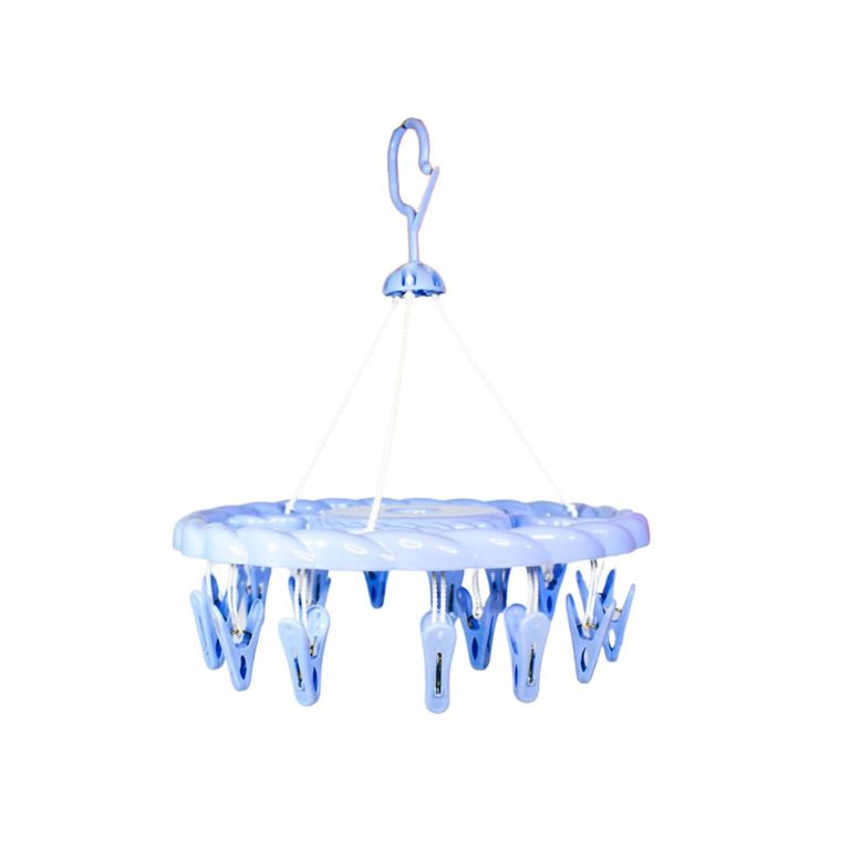 Colgador Multiple Circular de 18 Ganchos Azul GENERICO | falabella.com