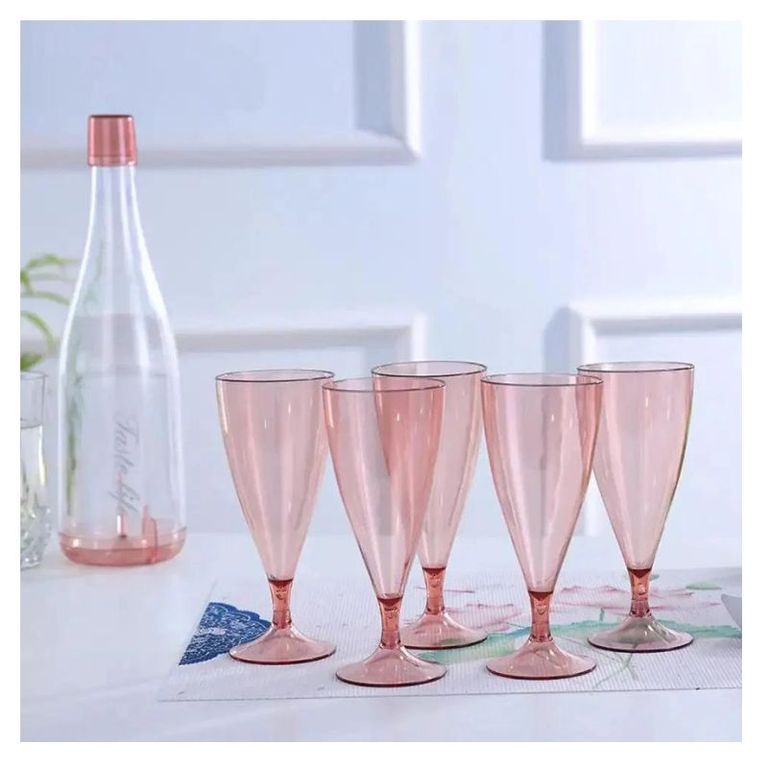Juego de 5 piezas de copa ROSA | Sodimac Perú