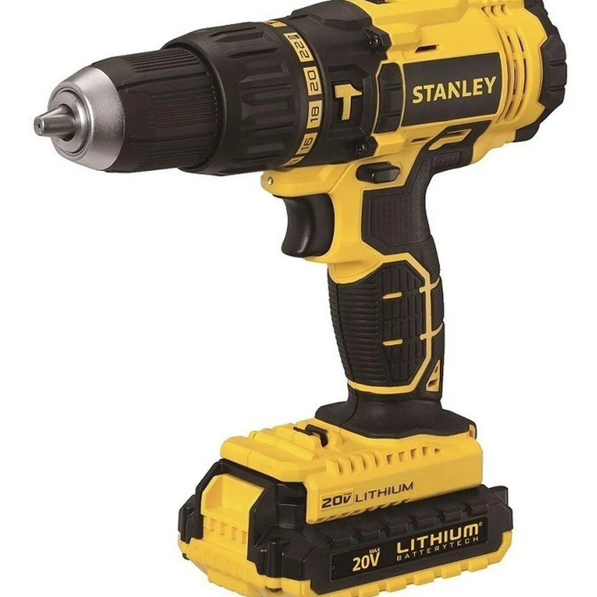 Taladro Percutor Stanley SCH20C2K 20v Litio 1/2" + Maleta STANLEY ...