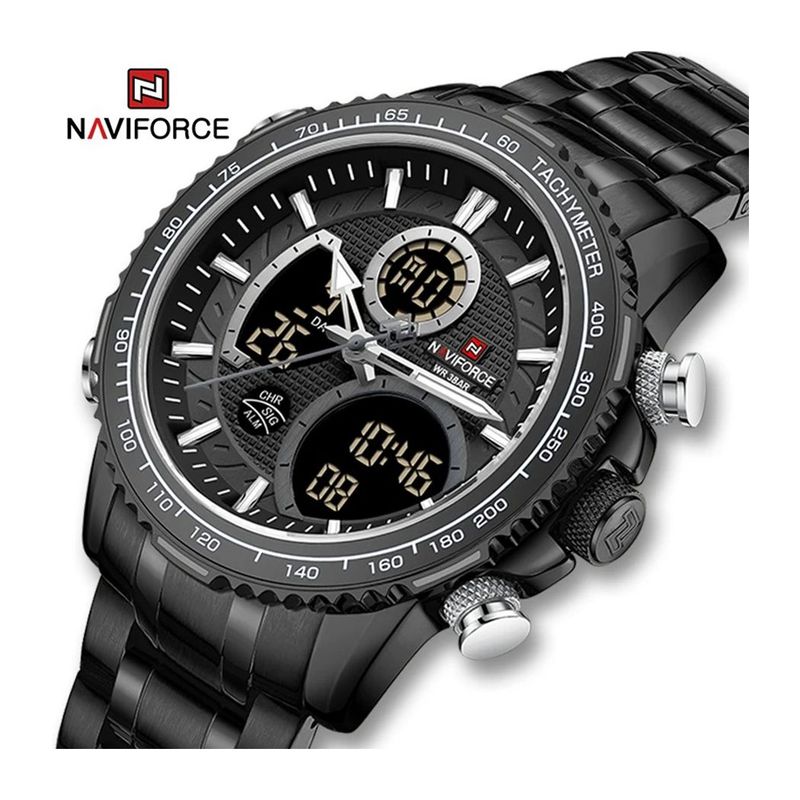 Reloj NAVIFORCE con correa y dial de acero inoxidable NAVIFORCE ...