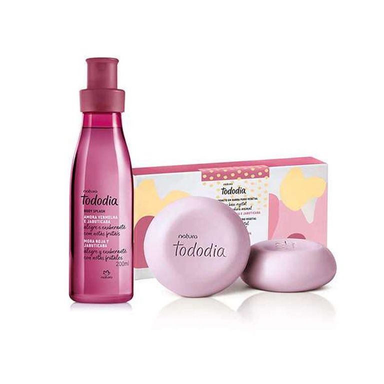Tododia Mora roja y jabuticaba Body Splash con 2 Jabones NATURA ...