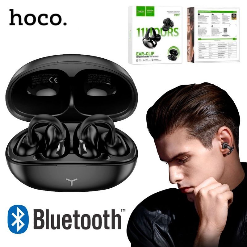 Audifonos Estereo Auriculares EarClip Bluetooth Inalambrico Hoco EW57 HOCO | falabella.com