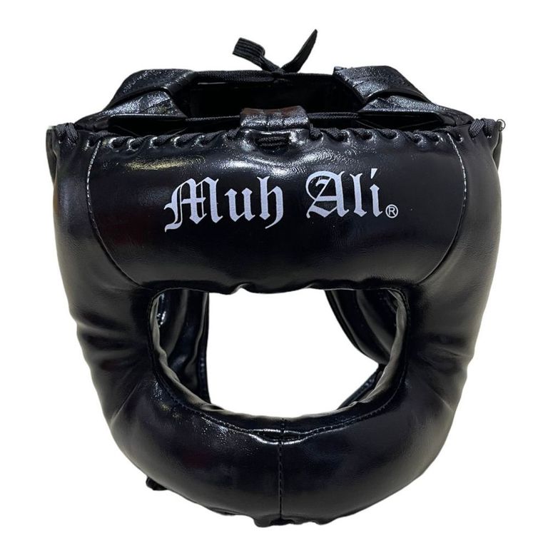 Casco de Boxeo con Barra Frontal Muth Alí Talla M Negro | Sodimac Perú
