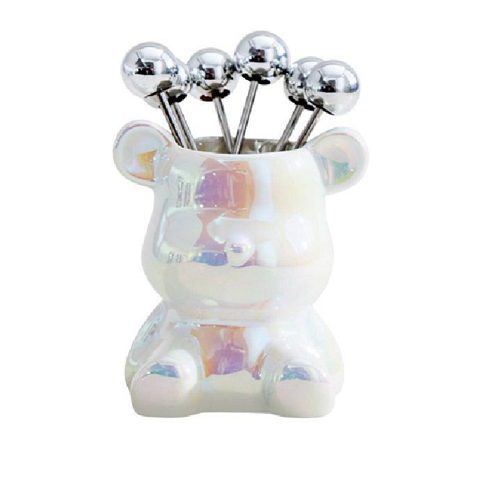 Juego de Mini Tenedores Picker Soporte Diseño de Oso GENERICO ...