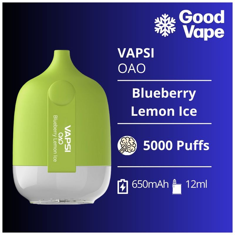 Vapeador Vapsi 5000 Puffs Blueberry Lemon Ice GENERICO | falabella.com