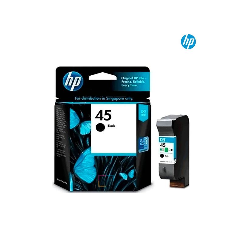 Cartucho HP 45 Negro 51645AL original HP | falabella.com