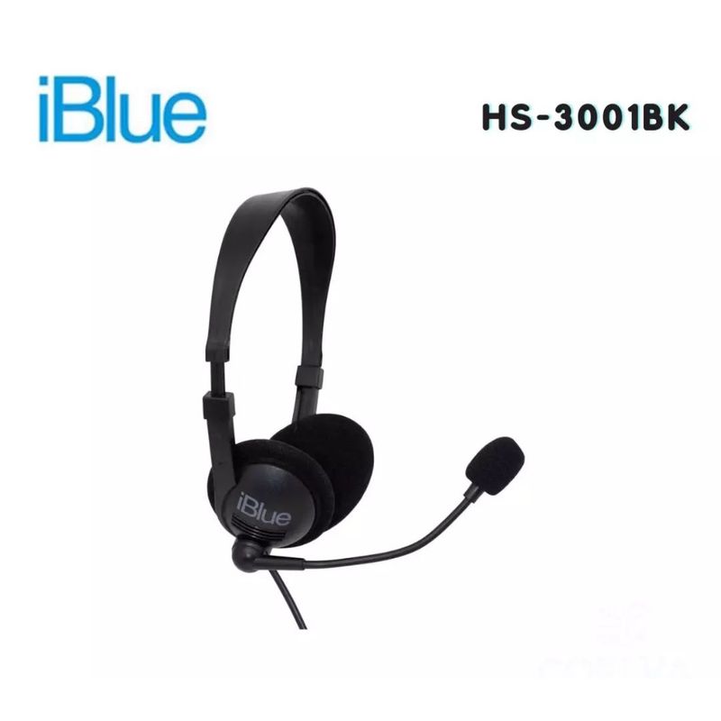 AUDÍFONO USB IBLUE HS-3001BK IBLUE | falabella.com