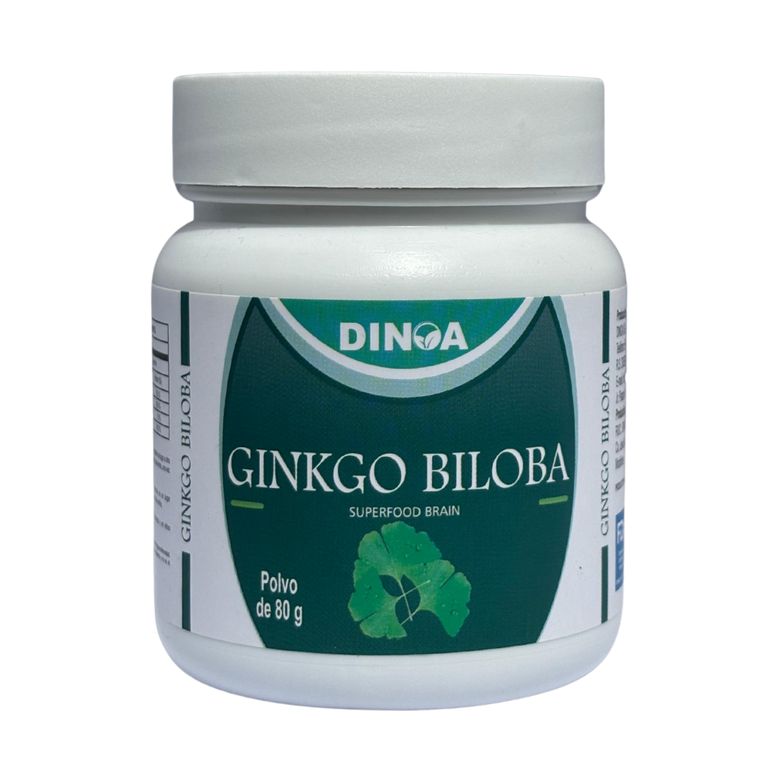 Ginkgo Biloba Pote de 80gr Dinoa -Memoria - Concentración - Circulación ...