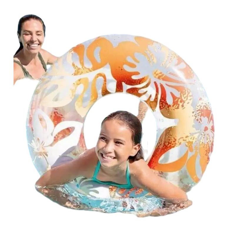 Balsa inflable colorida transparente para piscina Intex INTEX ...