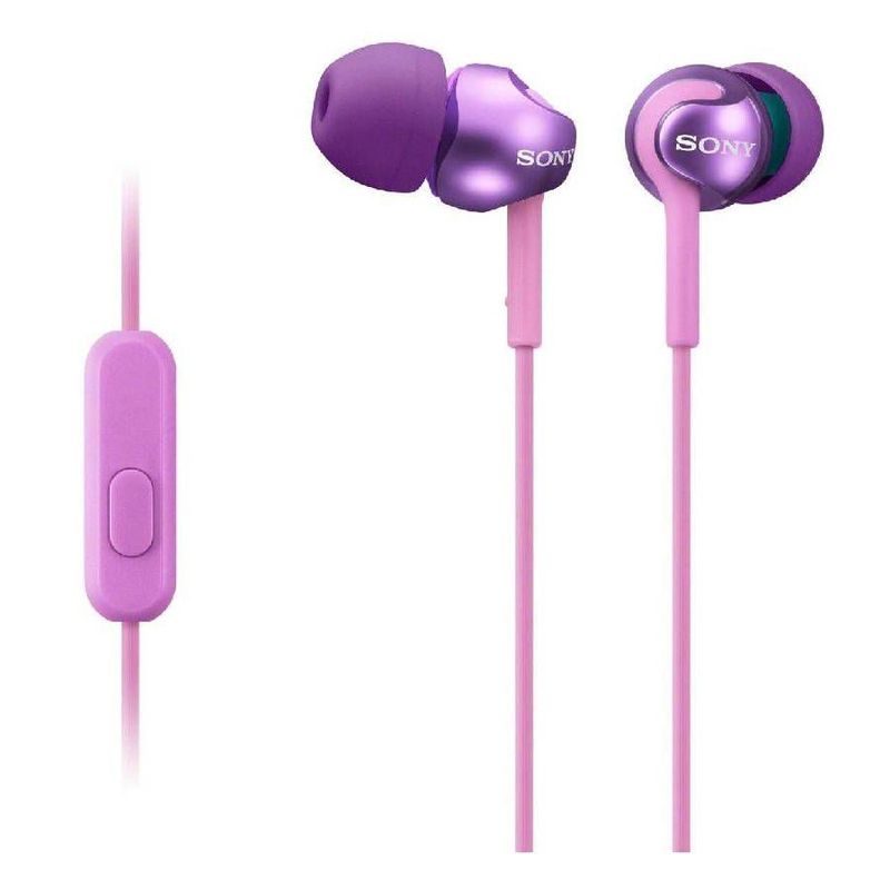 Auriculares Sony MDR-EX110AP Sonido de Alta Calidad Morado SONY ...