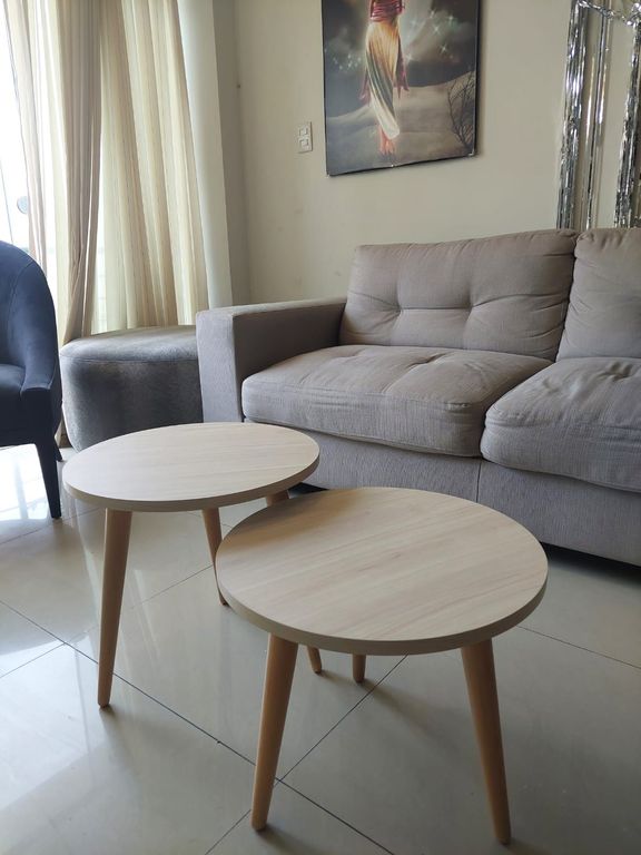 Mesa de centro estilo nido circular color manzano GENERICO | falabella.com