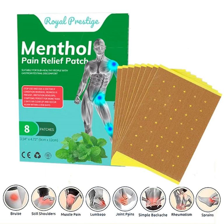 8 Parches Alivio Muscular Articulaciones Patch Adhesivo GENERICO ...