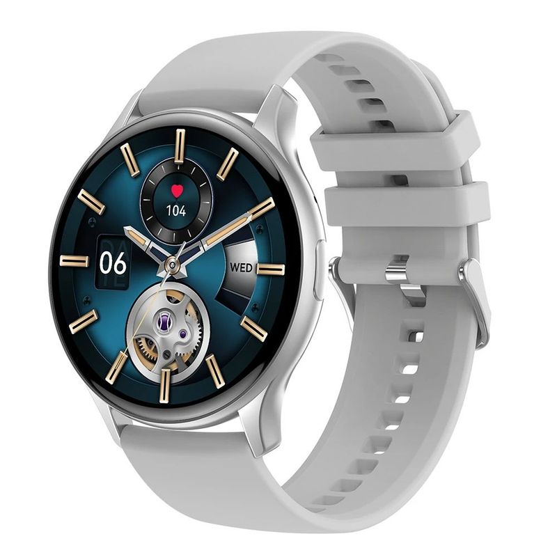 Reloj Inteligente Toumi GT-H5 Bluetooth Smartwatch 1.43 Amoled - plata ...