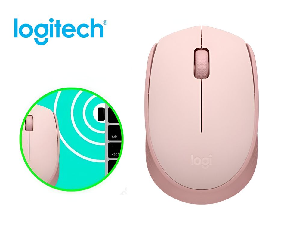 Mouse Logitech M170 Inalámbrico Rosado LOGITECH | falabella.com