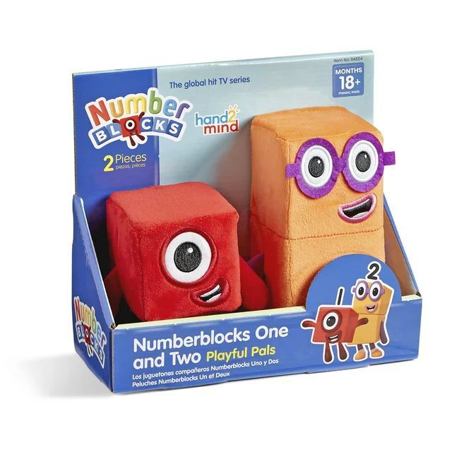 NUMBERBLOCKS NUMBER BLOCKS PACK DE PELUCHES 1 Y 2 HAND | falabella.com