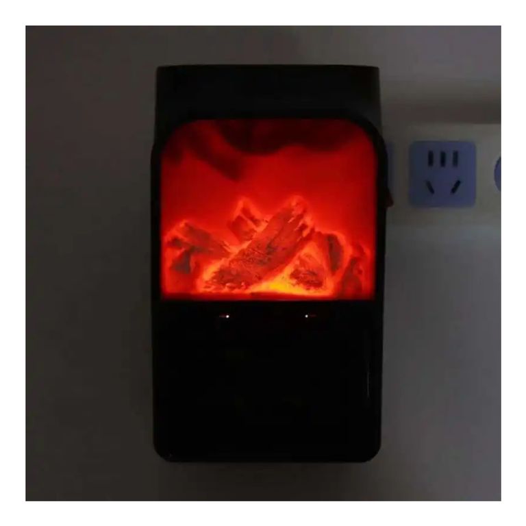 Calefactor Electrico 3D Flame Heater de 900 Watts | Sodimac Perú