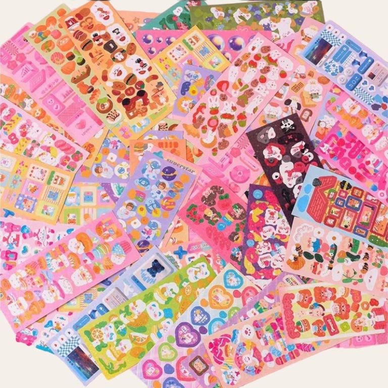 Pack de stickers x 12 de láminas de stickers kawai GENERICO | falabella.com