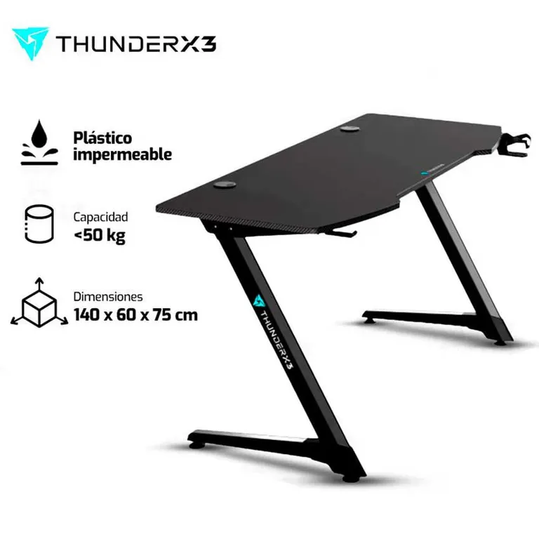 Escritorio Gamer ThunderX3 ED5 140CM-DESK-FIXED-V1 THUNDERX3 ...
