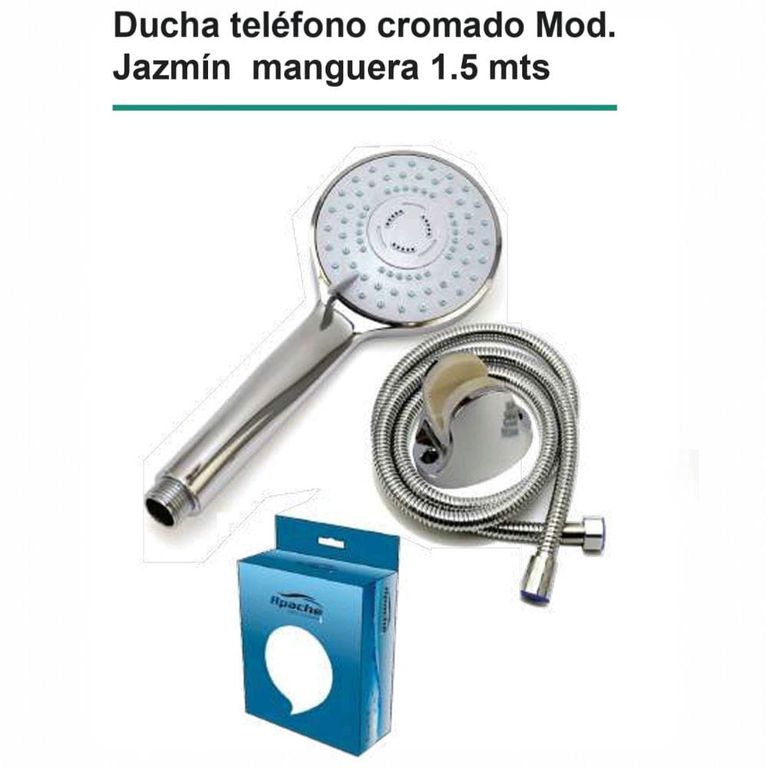 Ducha teléfono 3 funciones Moderna de ABS cromado con manguera de 150cm ...
