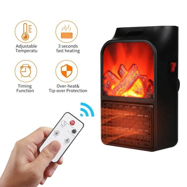 Mini Calefactor 900W Con Control Regula Hasta 32ºC | Sodimac Perú