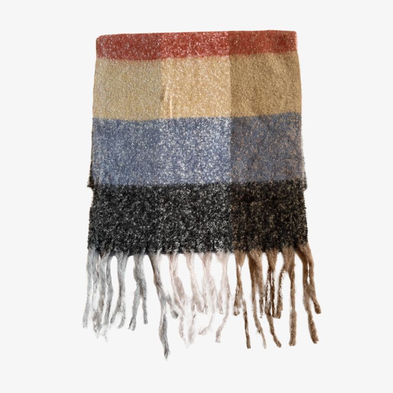 Maxi Bufanda Queen mujer chalina a cuadros Kingdom KAST PE | falabella.com