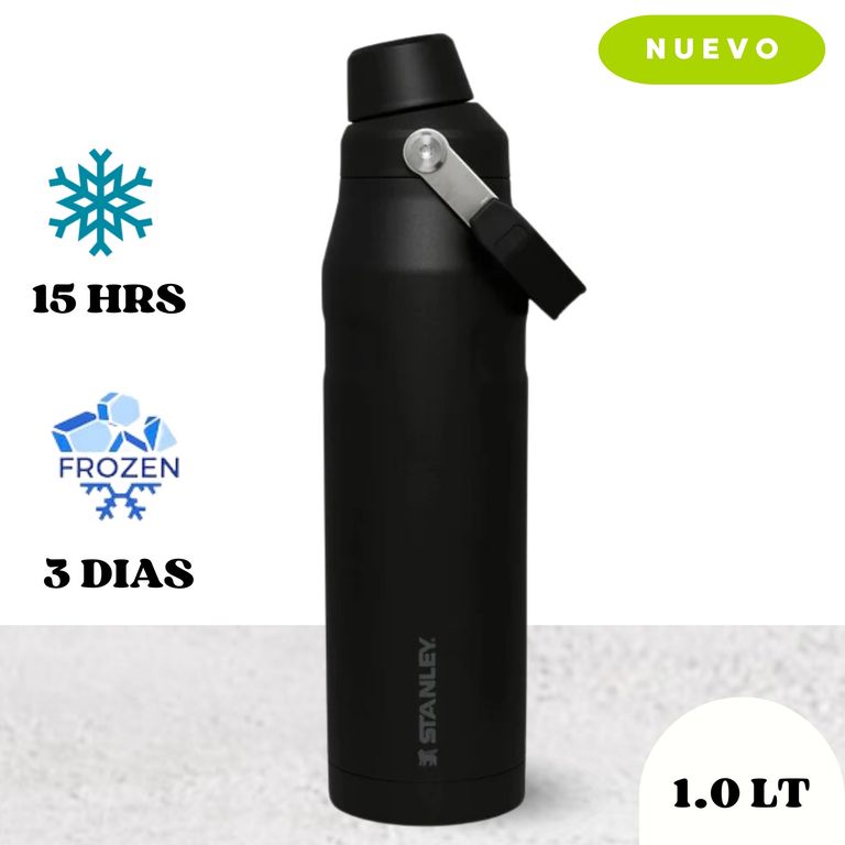 Botella Aerolight Iceflow Negra 1lt STANLEY | falabella.com