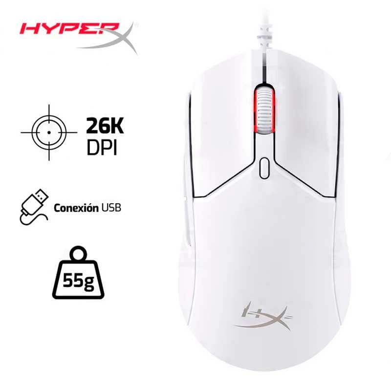 Mouse HYPERX PULSEFIRE HASTE 2 26,000 DPI RGB Blanco HYPERX | falabella.com