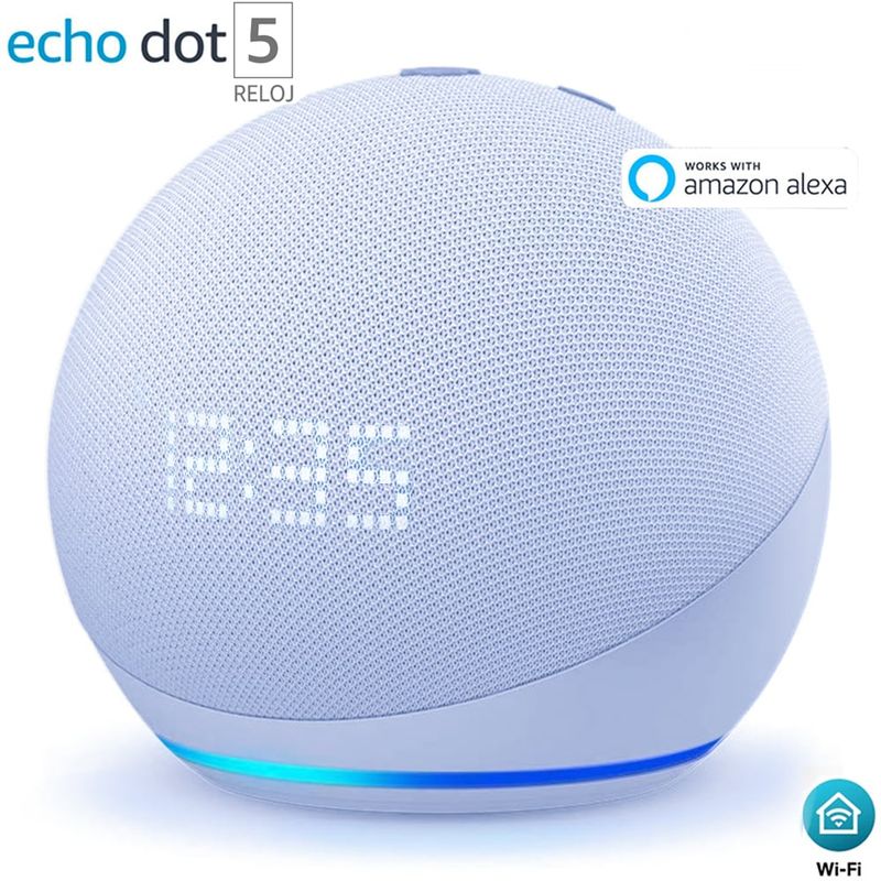 Alexa Echo Dot 5 RELOJ Parlante Asistente de voz Inteligente Amazon ...