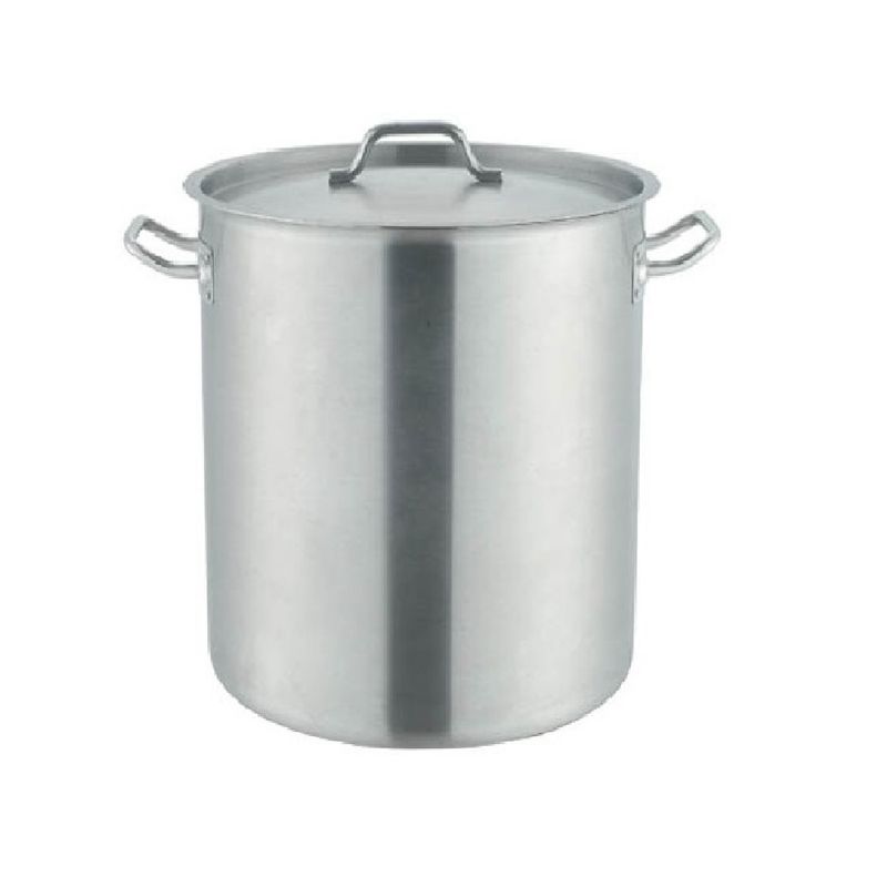 Olla Fondo 98 Litros 50x50cm con tapa acero inoxidable Rinox RINOX ...