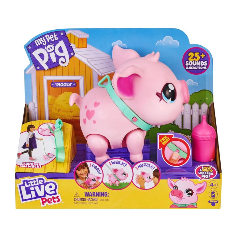 Little Live Pets Muñeco Chanchito Interactivo con Sonido LITTLE LIVE ...